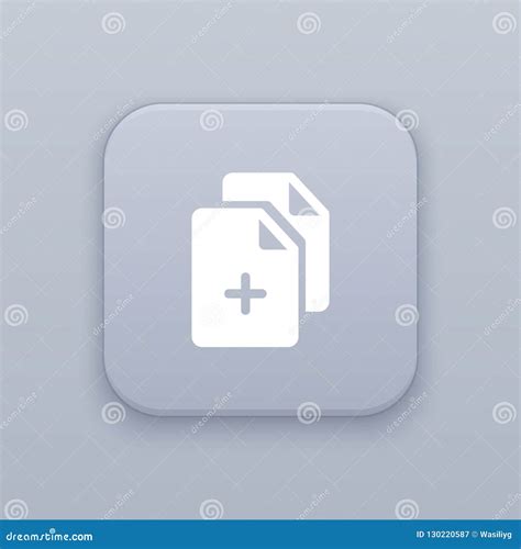 Add Document Button Best Vector Stock Vector Illustration Of Concept