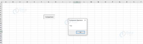 Vba Comparison Operators Dataflair