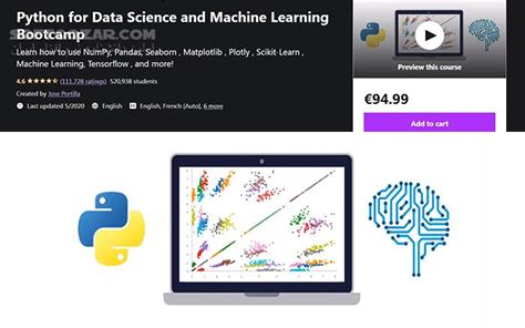 Udemy Python For Data Science And Machine Learning Bootcamp تصاویر نرم