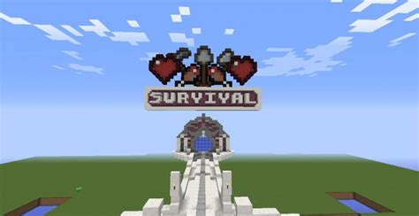 Small Server Spawn Hub Minecraft Map