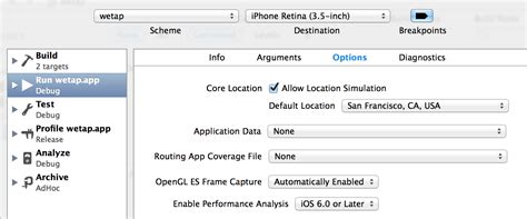 Ios How Do I Simulate Location For Xctest Stack Overflow