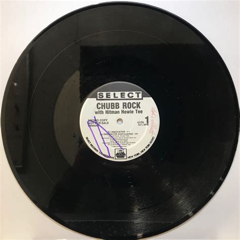 Dj Innovator Chubb Rock With Hitman Howie Tee Vinyl7 Records