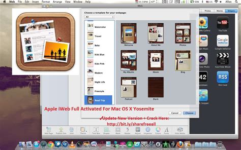 Apple IWeb 2015 Full Activated For Mac OS X Yosemite