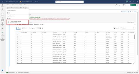 Accelerate Data Prep With Data Wrangler Microsoft Fabric Microsoft Learn