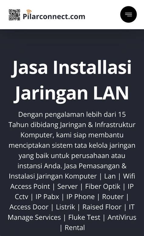 Jasa Instalasi Pemasangan Jaringan Internet Lan Wifi Router Dan
