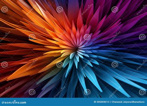 Stunning Abstract Spectral Image Mesmerizing 3d Colorful Abstract