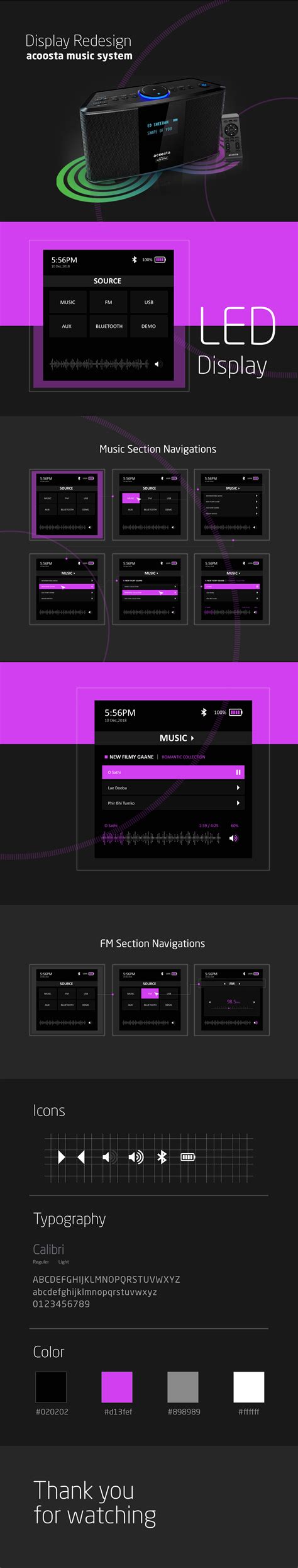 Led Display Ui Design 1 Images Behance