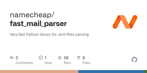 Github Namecheapfastmailparser Very Fast Python Library For Eml
