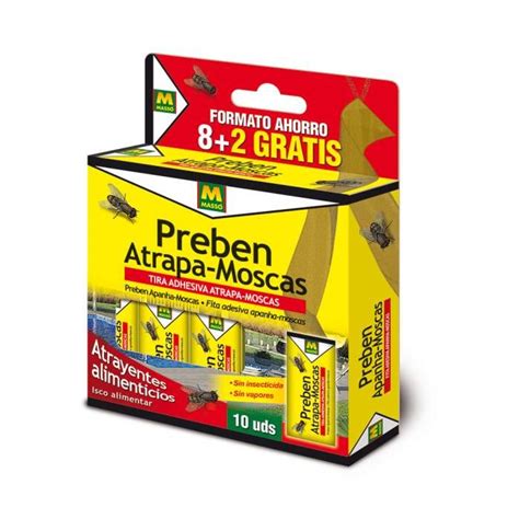 Preben Fita Adesiva Moscas 10 Un El06275 Combater Pragas Loja