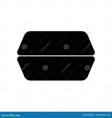 Styrofoam Lunch Box Icon Cartoon Vector 280812359
