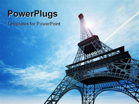 Free Eiffel Tower Powerpoint Template Templates Printable