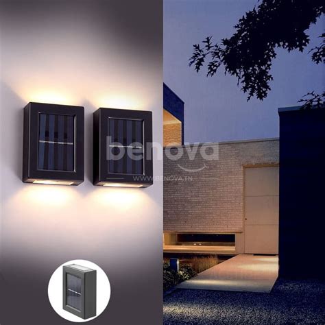 Applique Murale Led Solaire Pour Clairage D Ext Rieur Expressshop
