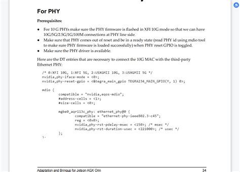 Jetson AGX Orin G PHY Configuration Jetson AGX Orin NVIDIA Developer Forums