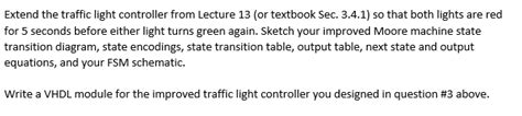 Solved I M More Concerned With The VHDL Module Than The Rest Chegg Com