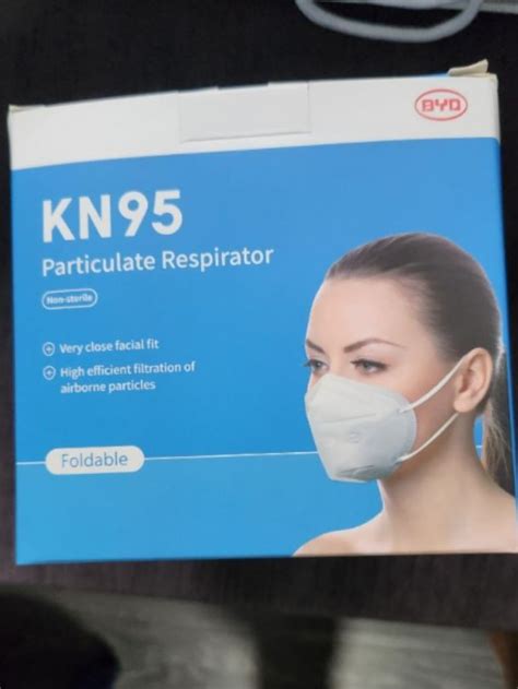 Byd Kn95 Mask Health And Nutrition Face Masks And Face Shields On Carousell