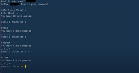 Solved Using Python Please Design A Hangman Game Program