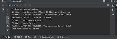 Firebase Documentsnapshotdata Do Not Pass To The Builder Flutter