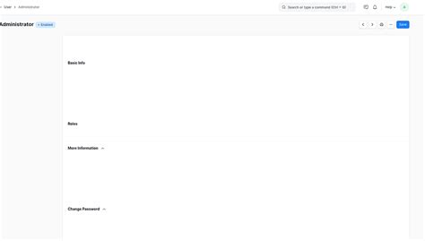 User Doctype Showing Empty Sections Frappe Framework Frappe Forum