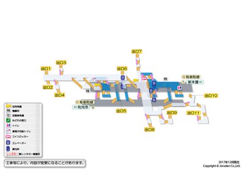 kasword 銀座一丁目 有楽町線 路線図