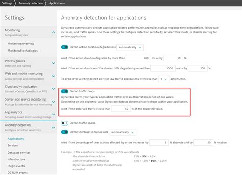 Solved Disabling An Alert On Traffic Drops Dynatrace Community