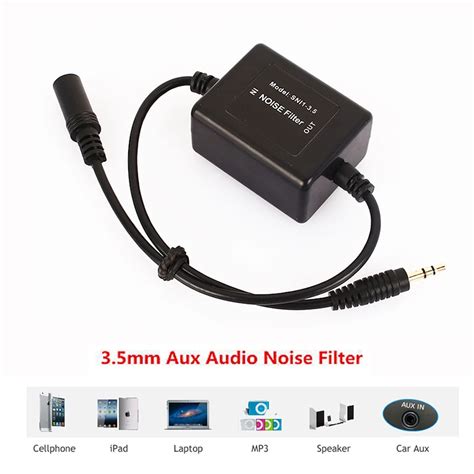 Aliexpress Com Buy Vehemo AUX Plug Noise Suppressor Filter Car Video Installation Audio Noise