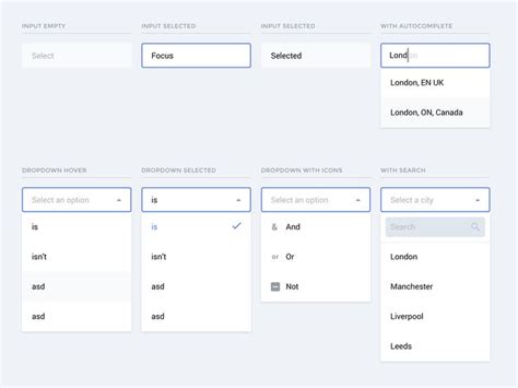 Input Fields Dropdowns In 2025 Ui Design Principles Ui Design