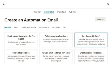 Birthday Campaign With Mailchimp Voucherify Support
