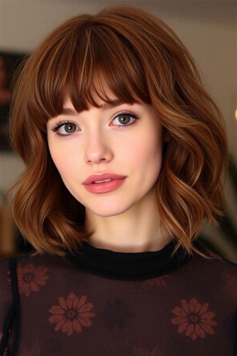 35 Medium Bob Haircuts That Are Always In Style Rich Auburn Bob With