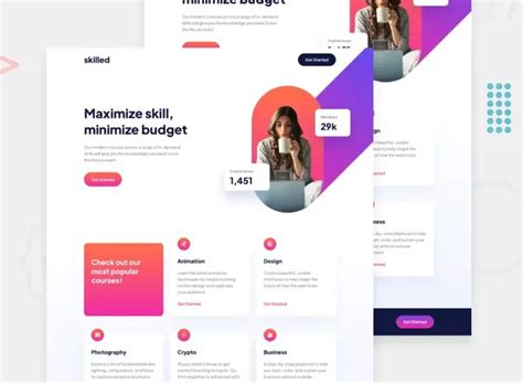 E Learning Tailwind CSS Template TailwindTap