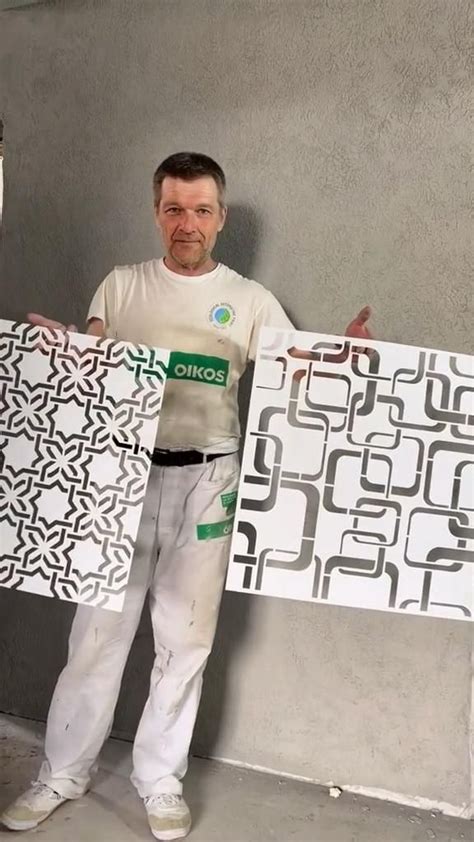 [Видео] «Делаем бордюры 🤩🎨👨🏻‍🎨 в 2024 г Красить стены Дизайн стены Стена отделка