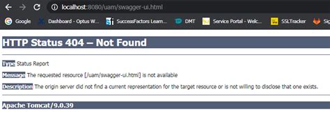 Java Swagger Ui Url Is Not Working With External Tomcat Deployment
