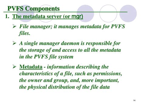 Ppt A Look At Pvfs A Parallel File System For Linux Powerpoint