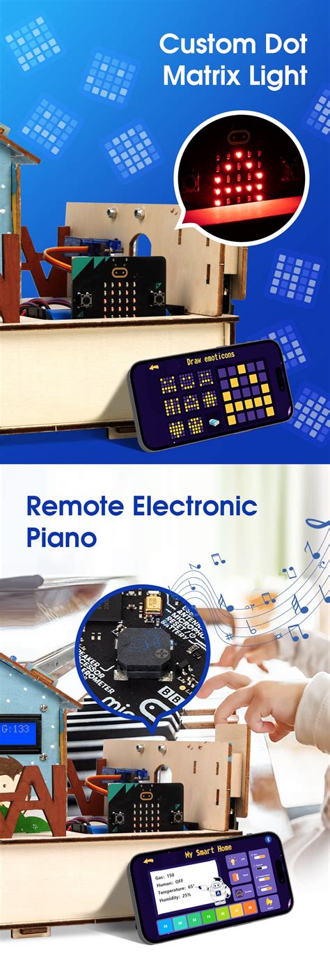 Acebott Qe006 Smart Home Iot Starter Kit With Arduinoacecodescratch