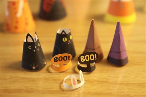 무료프린트 할로윈데이 소품만들기 페이퍼 돌 만들어봐요 네이버 블로그
