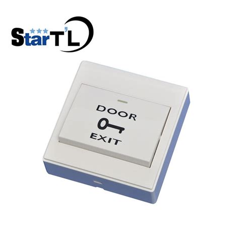 White Plastic Exit Push Release Button Switch Acce Vicedeal