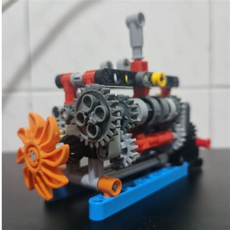 Moc Compatible Lego Engine Gearbox Model Engine Model Engine Model