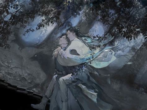 Shen Lanzhou And Xiao Chiye Qiang Jin Jiu Drawn By Nthatall Danbooru