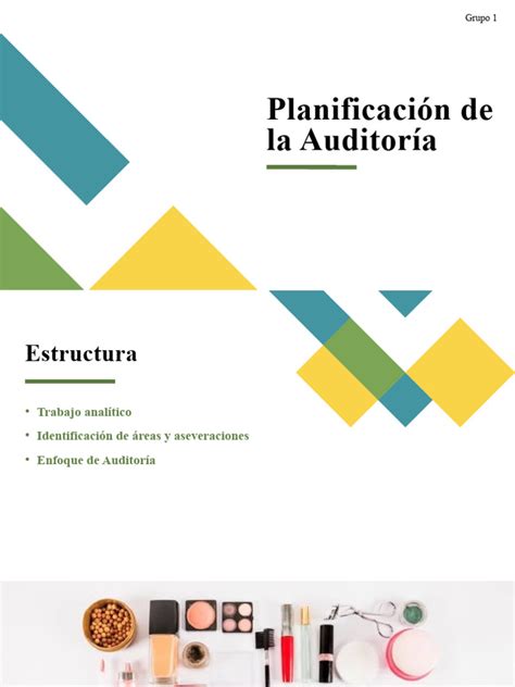 Planificación De La Auditoría Pdf Auditoría Inversiones