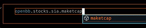 Bug SDK Openbb Stocks Sia Maketcap Missing R Issue OpenBB Finance OpenBB