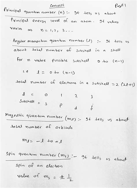 Solved Complete The Chart For The Principal Quantum Number N Course Hero