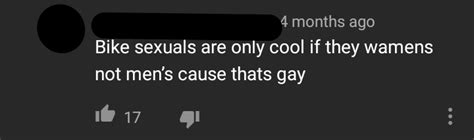 Bike Sexuals R Gatekeeping