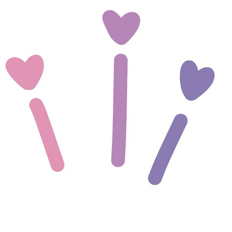 Cute Purple Heart 28079520 Png