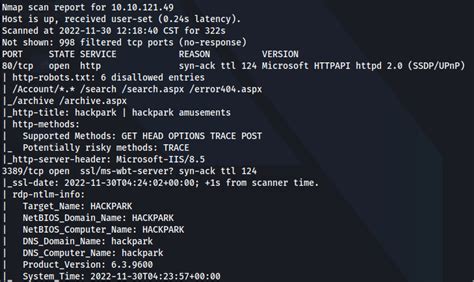 Windows Medium Thm Hackpark A Quick Nmap Scan Reveals Open Ports 80 By Christopher Lia
