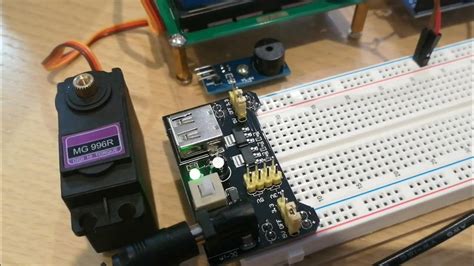 arduino moviendo el servo mg996r youtube