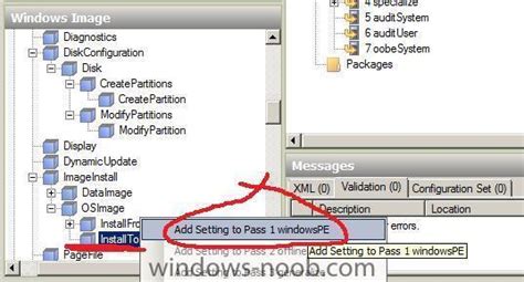 How Can I Configure The Hard Disc Using Windows Sim Windows System Image Manager Wsim