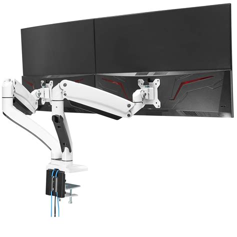 Buy Avlt Dual 13 35 Monitor Arm Desk Fits Two Flat Curved Monitor