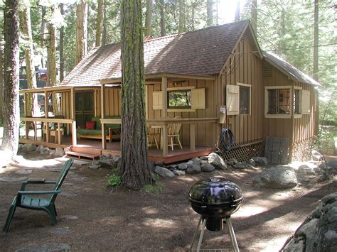 Small Cabin In The Woods With Bbq And Picnic Table Cabin In The Pines