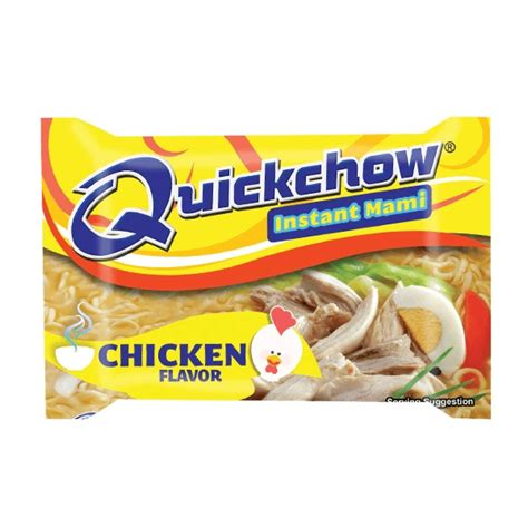 Quickchow Instant Mami Noodles Chicken Flavor 55g Pinoyhyper