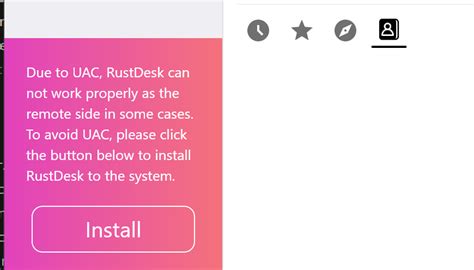 Ask Remote User For Elevation Gives Error Message On Local Side · Issue 5271 · Rustdesk