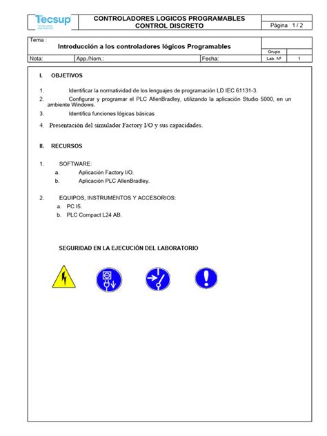 Lab 03 Operaciones Básicas Con Bits Pdf Controlador Lógico